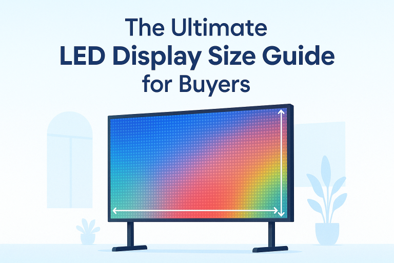 The Ultimate LED Display Size Guide for Buyers 2025 | CHAINZONE LED Display Application